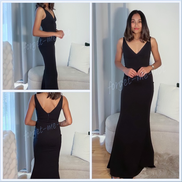 Dresses | Brand New Melora Black Sleeveless Maxi Dresslulus Brand ...